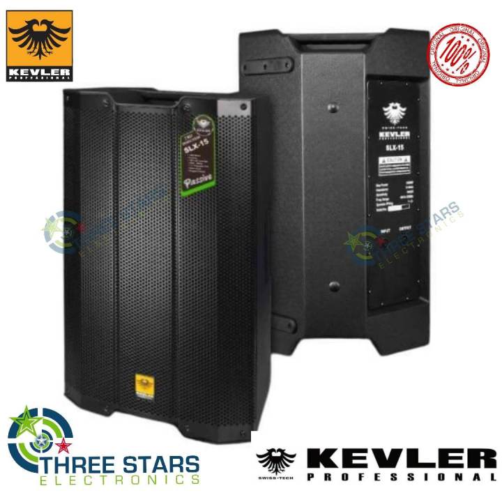 Kevler SLX-15 15inch Passive Speaker 1000W Peak DJ Karaoke Speaker ...