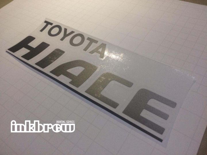 Toyota Hiace Tailgate Sticker for H200 Commuter | Lazada PH