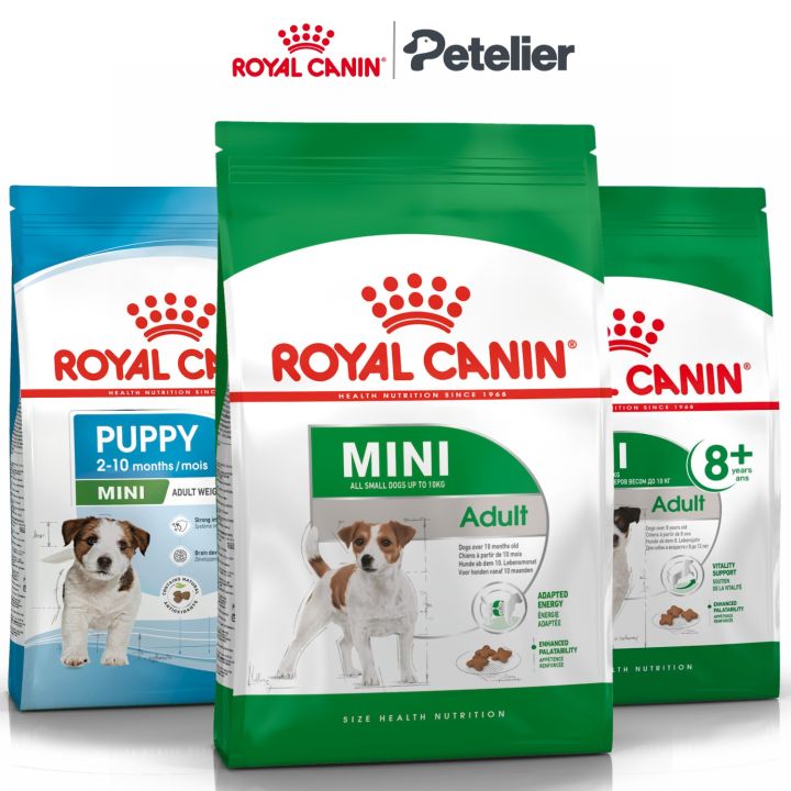 Royal Canin Mini Adult/Puppy/Mature 8+ 2kg, 800g Dry Dog Food | Lazada PH