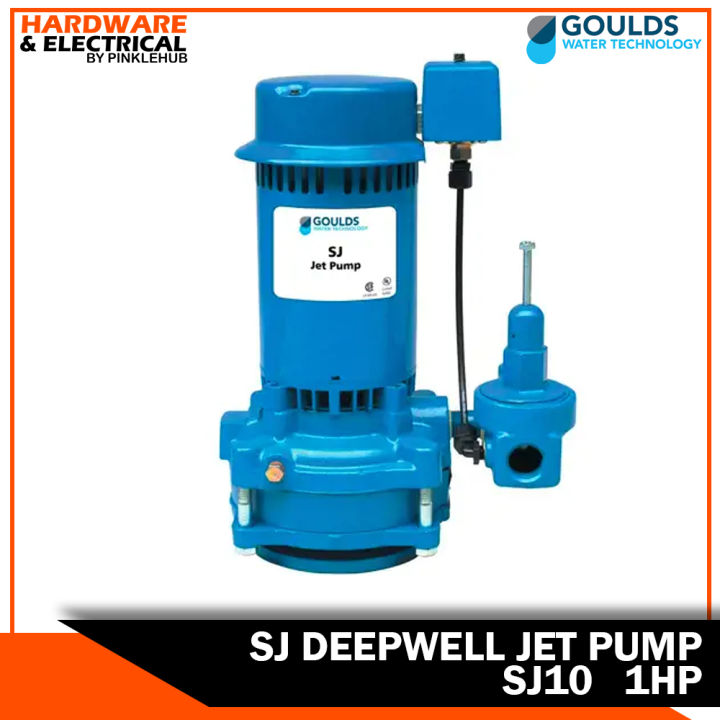 GOULDS DEEPWELL VERTICAL PUMP SJ10 1 HP Robust Jet Pump for Boosting ...