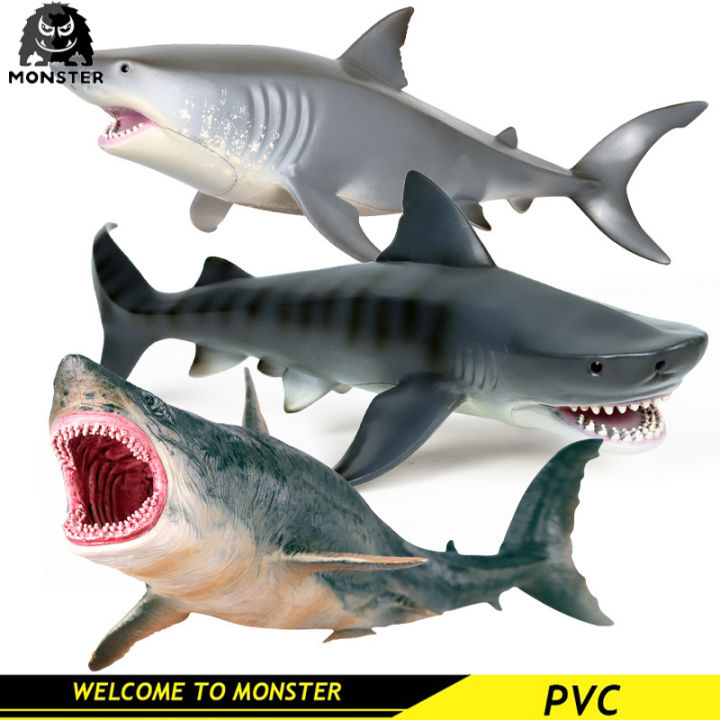 MONSTER Simulation of Marine Life Underwater World Shark Model Tiger ...