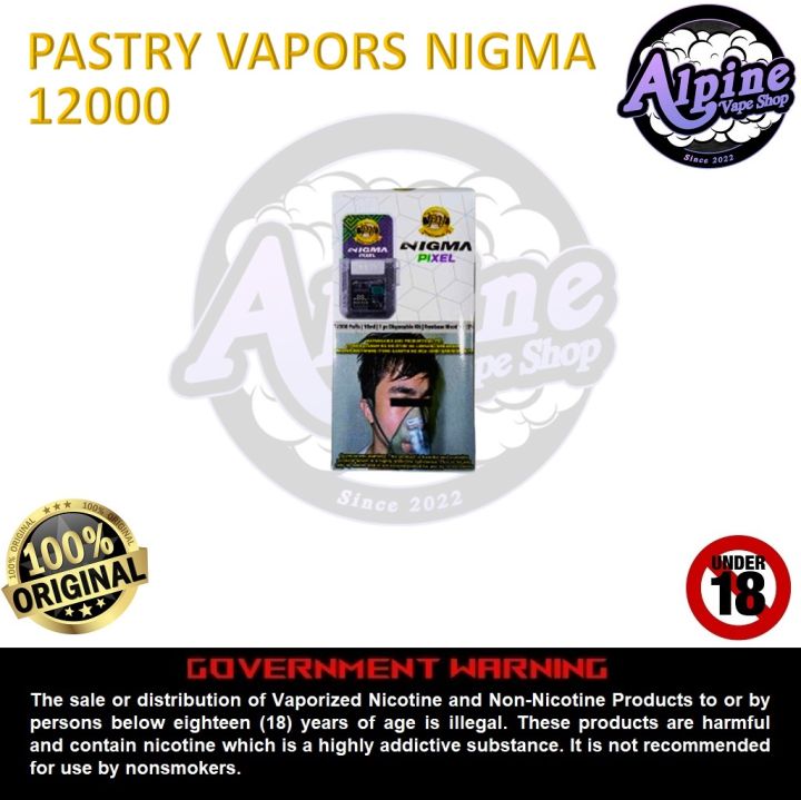 Pastry Vapors Nigma 12000 Disposable Vape Pod | Lazada PH
