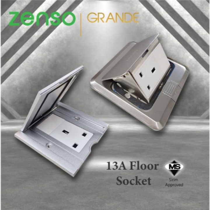 Zenso 13A British Floor Socket /Zenso 13A British Pop up Socket | Lazada