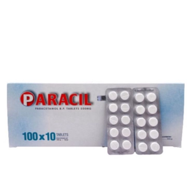 vitamin Paracil Paracetamol Tablets 500mg 100 10 Tablets | Lazada