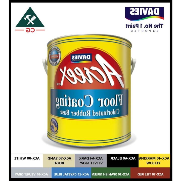 DAVIES 4 liters ACREEX Rubber Based Floor Paint | Lazada PH