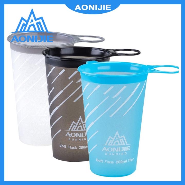 AONIJIE 200ml Collapsible Cups for races and trail running Lightweight ...