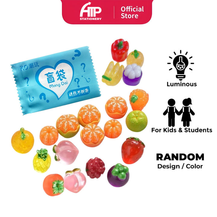 Mini Small Blind Bag Children's Adult DIY Resin Fruits Toy Mini Cute ...