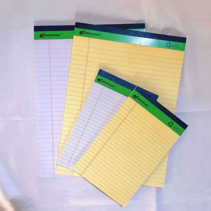 1 Pack Notepad Set Wide Ruled Legal Pads 1 Pack Notepad Set Lined ...