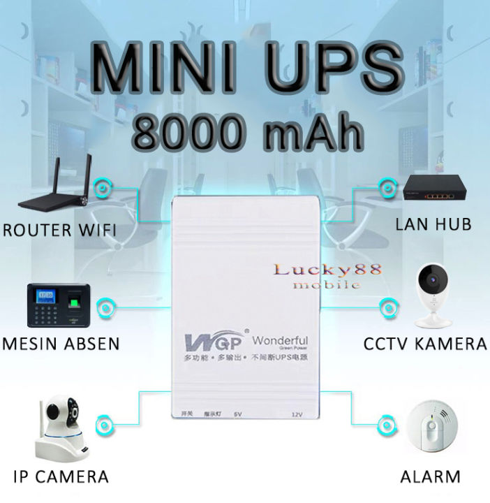 UPS MINI ROUTER CCTV CAMERA 12V 5V USB 1A 2A KAMERA DASHCAM MOBIL ...