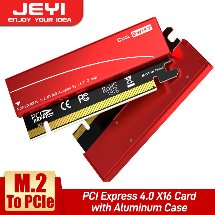 JEYI M.2 NVME To PCIE 4.0 X16 Adapter, pcie x16 Gen4 Expansion Card ...