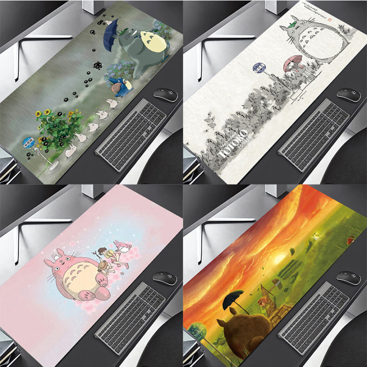 Totoro Spirited Away Mouse Pad Large Cartoon Cute Gamer Desk Mat Kawaii ...