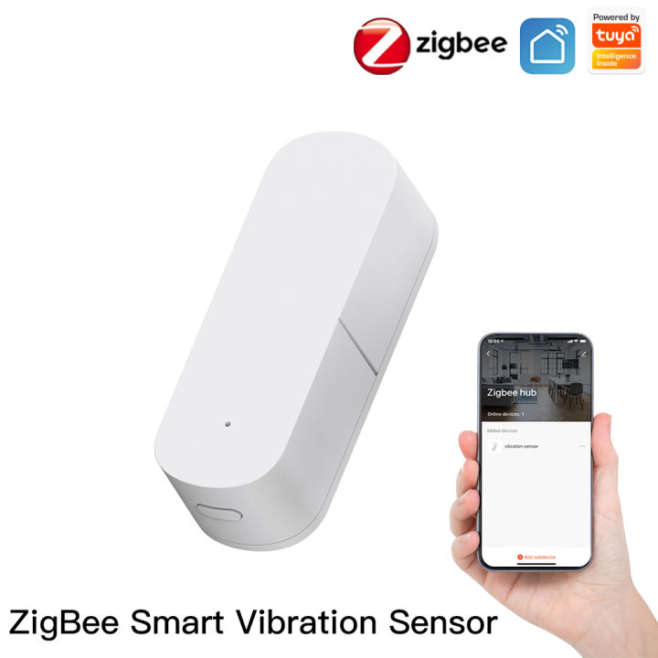 Zigbee Smart Vibration Sensor Detection,Tuya Smart Life APP Notification,Real-Time Motion Shock ...