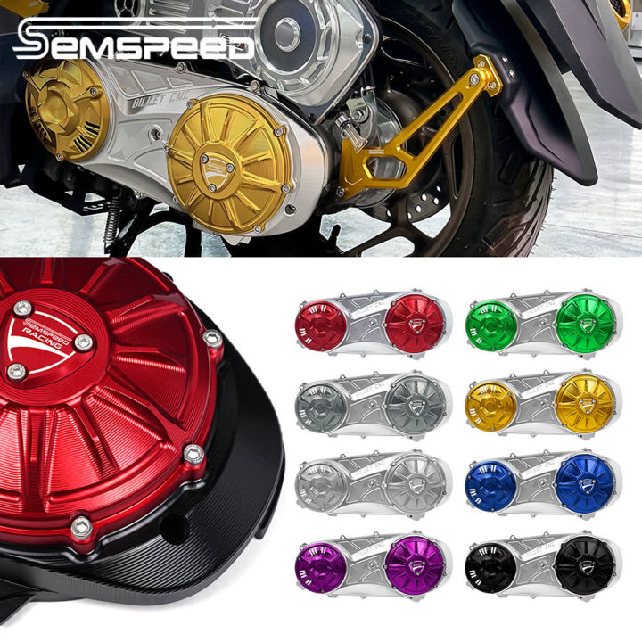 SEMSPEED For Honda Lead Click Giorno 160 Motorcycle CNC Crankcase Cover ...