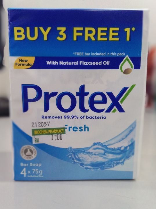 Protex Fresh (Buy 3 Free1)4x75g | Lazada