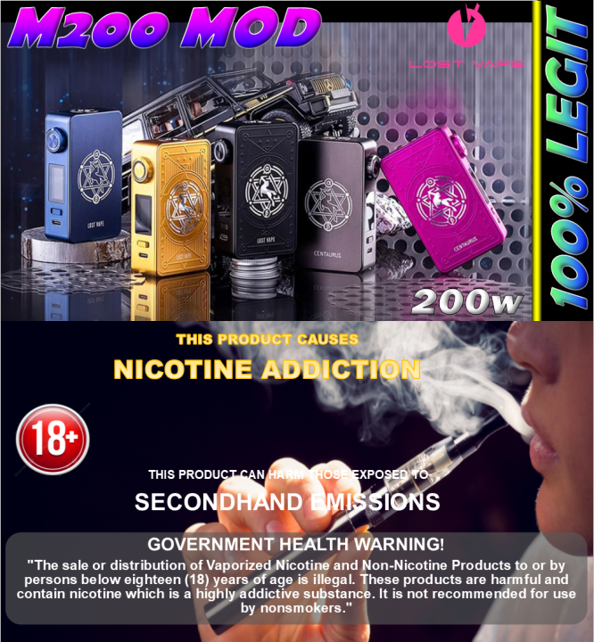 Lost Vape Centaurus M200 Box Mod | Lazada PH