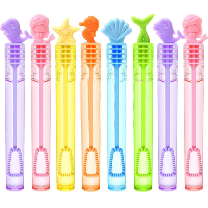 Mermaid Mini Bubble Wand Underwater World Dolphin Seahorse Bubble Party ...