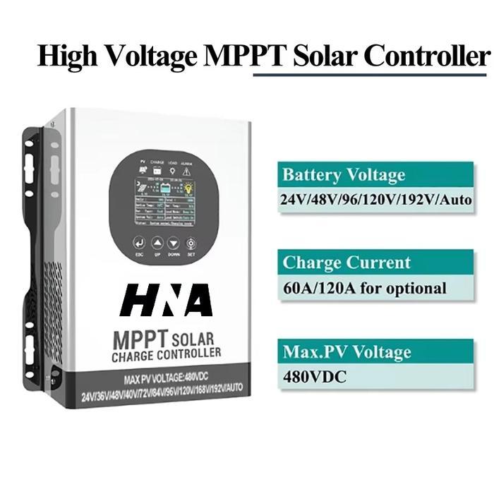 MPPT 60A 120A HNA HIGH VOLTAGE SCC SOLAR CHARGE CONTROLLER 24V/48V/96V ...