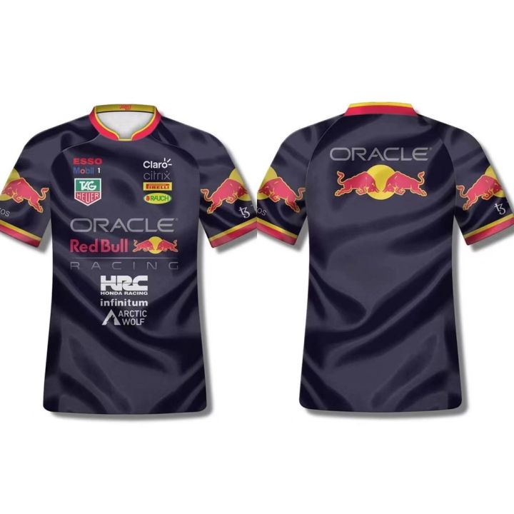 New Style 2024 Oracle Red Bull Racing F1 Team Polo Shirt Commemorative ...