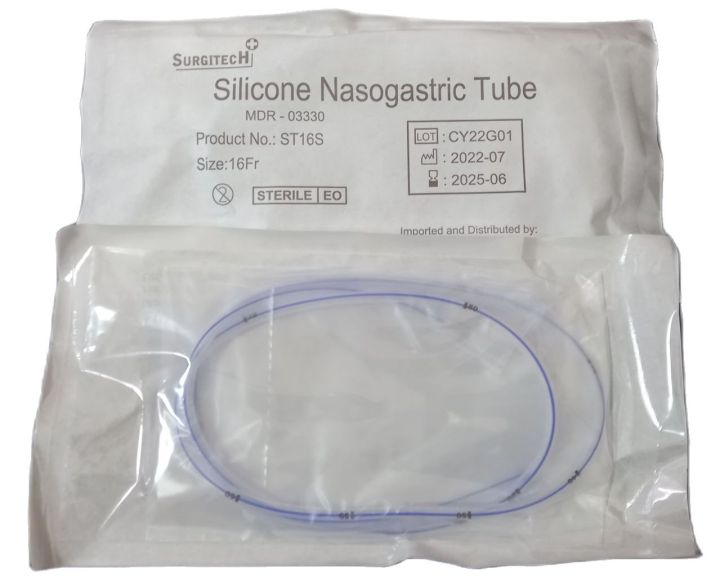 Surgitech Silicone NGT fr 10, 12, 14, 16 (french 10, 12, 14, 16 ...