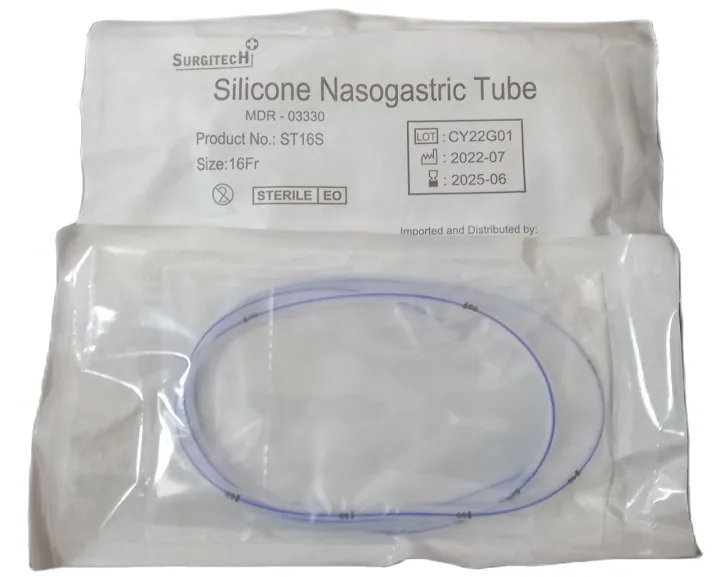 Surgitech Silicone NGT fr 10, 12, 14, 16 (french 10, 12, 14, 16 ...