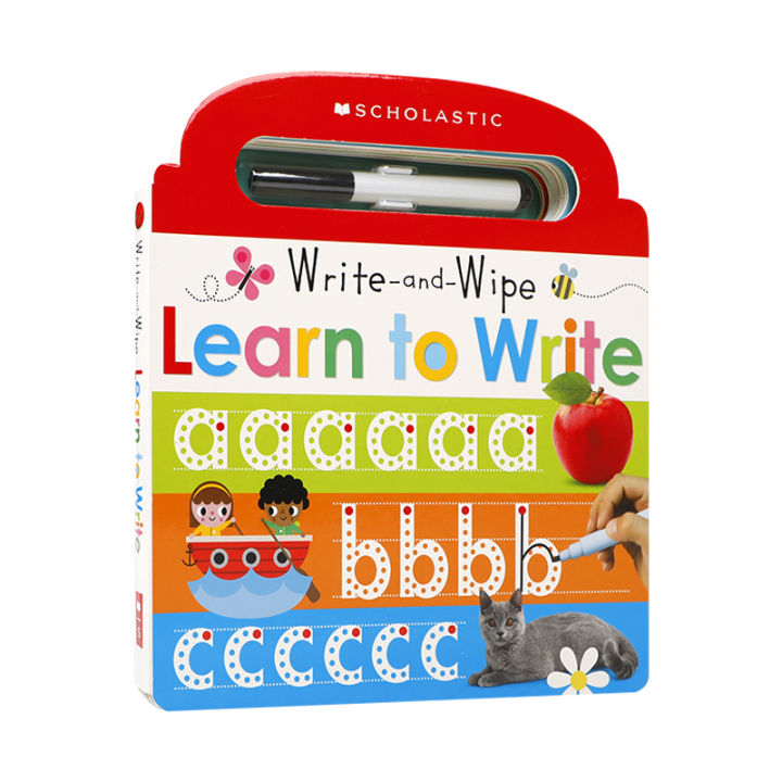 Milu Scholastic Early Learners Write And Wipe Learn To Write Exercise ...