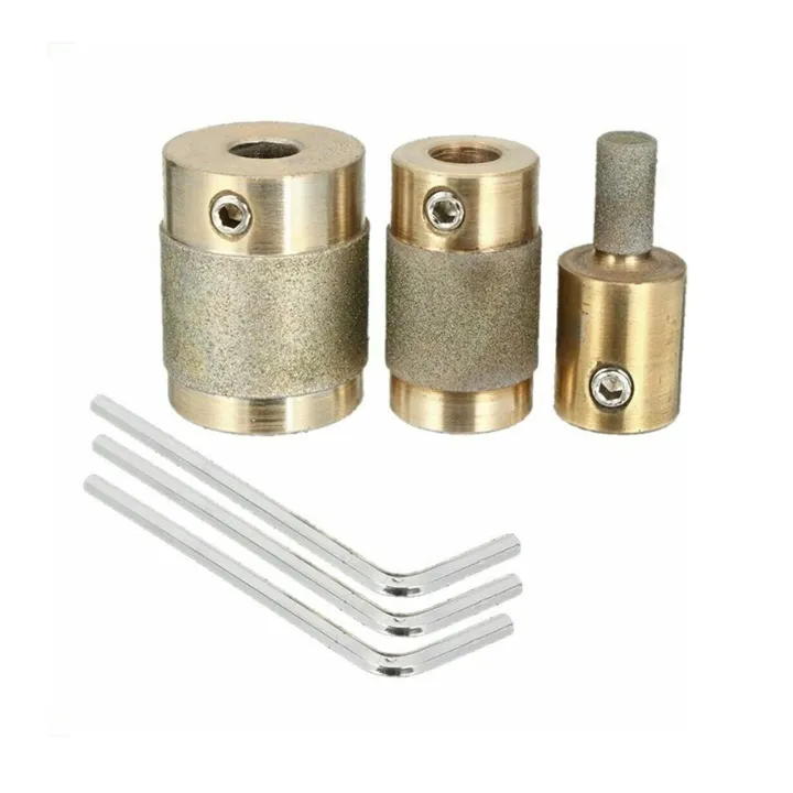 【Ready Stock】 3 Pieces Stained Glass Drill Bits Stained Glass Diamond ...