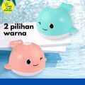Boneka Paus Air Mancur dengan Lampu Mainan Mandi Bath Tub Anak Light ...