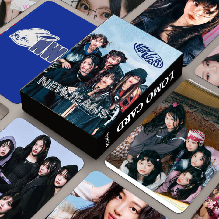 NewJeans Lightstick Lomo Cards NWJS Bunnies Hanni Minji Danielle Haerin ...