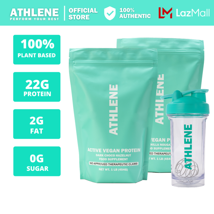 ACTIVE Vegan Protein Starter Pack 2LB (Pea and Rice Protein Plant ...