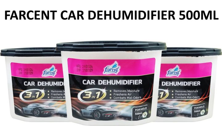 Farcent Car Dehumidifier 3 in 1 For Mold 500ml | Lazada PH