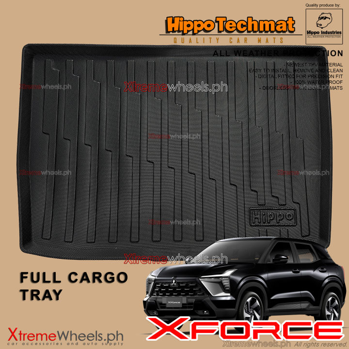 Mitsubishi Xforce GLS GT 2024 to 2025 Cargo / Trunk Tray Hippo Techmat Deep Dish Floor Liner ...