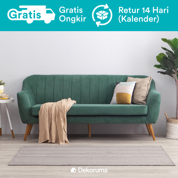 Dekoruma Jun Sofa Ruang Tamu Minimalis 3 Seater - Sofa 3 Seater ...