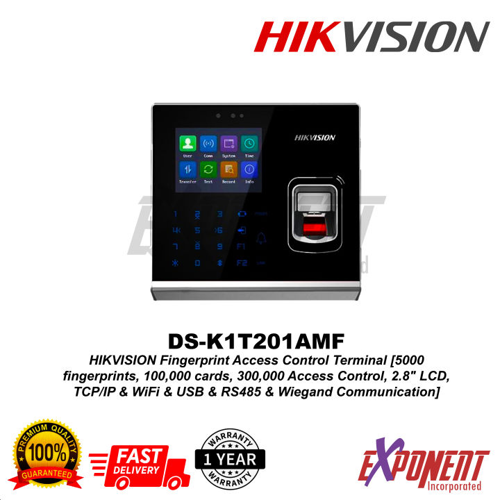 DS-K1T201AMF - HIKVISION Fingerprint Access Control Terminal | Lazada PH