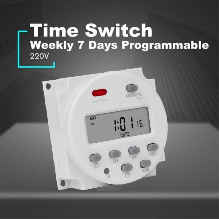 LMS70 5V 12V 24V 110V 220V Automatic Loop Programmer Time Relay Timer Switch Digital Timer ...