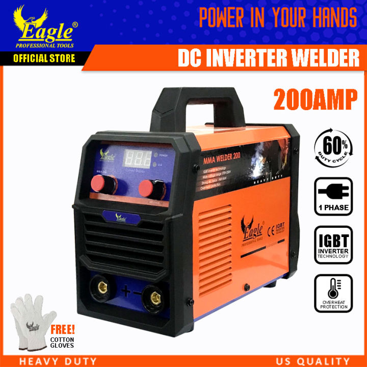 EAGLE TOOLS IGBT Inverter Welding Machine MMA-200 Portable Type | Lazada PH