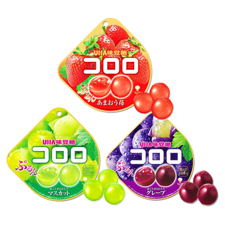 UHA Cororo Gummy Amao Strawberry/Muscat/Grape | Lazada PH