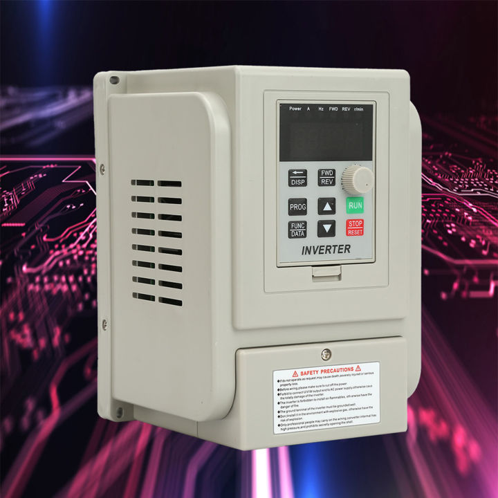 Zerone 220VAC Variable Frequency Drive VFD Speeds Controller for Single ...