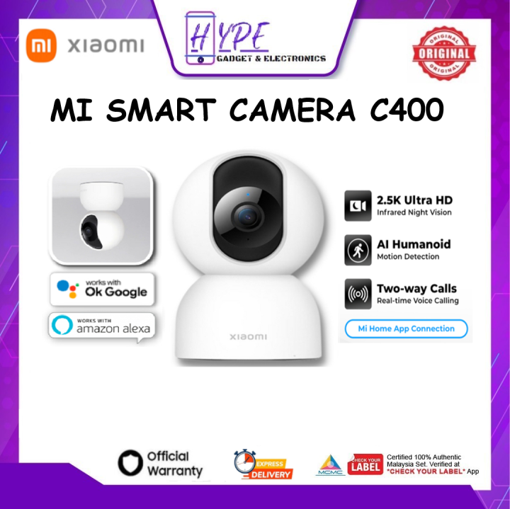 Xiaomi Smart Camera C400 l Smart security with 2.5K clarity l 4MP | 360 ...