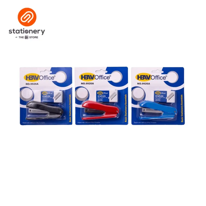 HBW Office Stapler Set 9926 A With No. 10 Staple Wire | Lazada PH