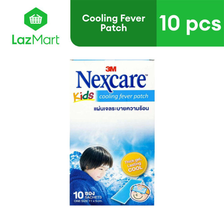 Nexcare Cooling Fever Patch Kids 10 Sachets Natural Fever Relief For Children Easy To Use Cooling Gel Patch Quick Absorption And Dispersion Of Heat Menthol Aroma For Comfort Lazada Lazada PH