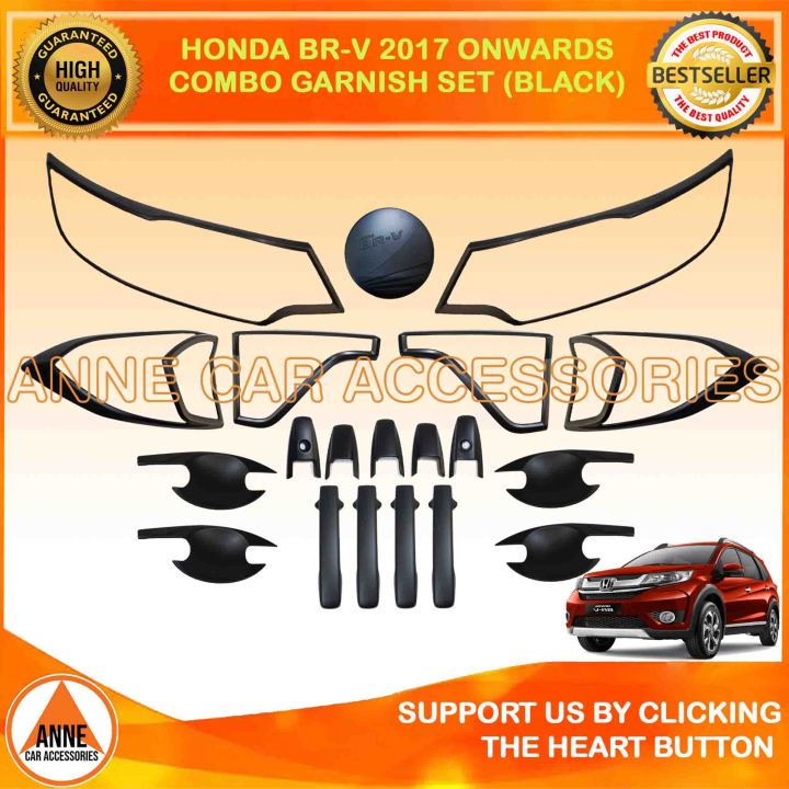 Honda BR-V / BRV 2017 2018 - 2022 / 2023- Onwards / Black / Chrome BR-V ...