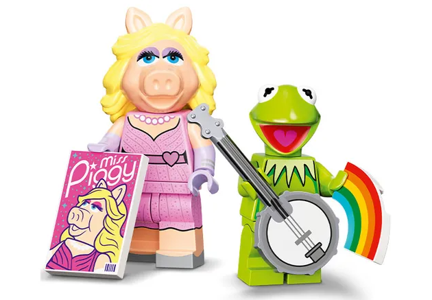LEGO 71033 Muppets MINIFIGURES (Kermit the Frog, Miss Piggy, Rowlf the ...