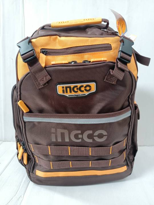 INGCO กระเป๋าเครื่องมือช่าง สะพายหลัง รุ่น HBP01028 ( รุ่นใหม่ล่าสุด ...