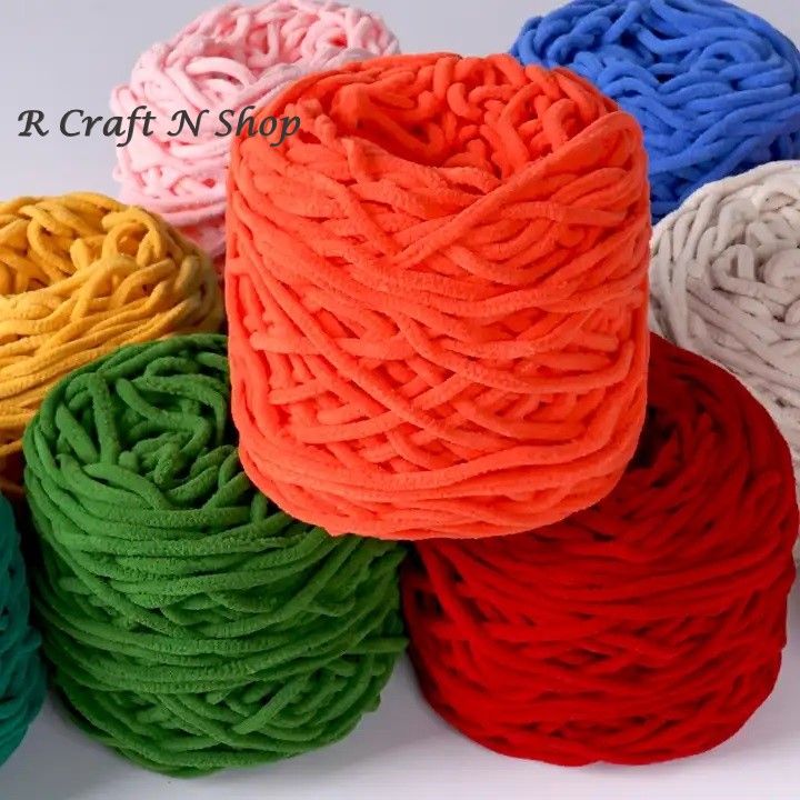 50G and 70G Mini Chunky Acrylic Yarn Chunky Yarn Crochet 5mm | Lazada PH