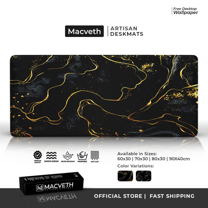Macveth Artisan Deskmat | Lava | Large Gaming Mousepad | Extended ...