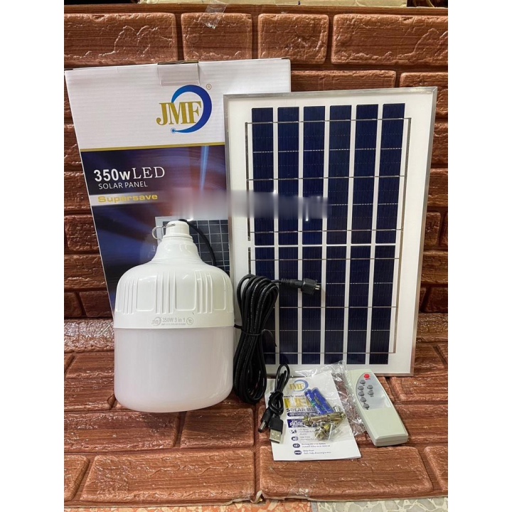 17102 "JMF-LED SOLAR-350W: โคมไฟโซลาร์ 3 สี ที่มีฟังก์ชั่นไล่ยุง พร้อมหลอด LED และแผงโซล่าเซลล์ ...