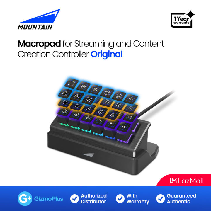 MOUNTAIN MACROPAD - The Streaming and Content Creation Controller with ...