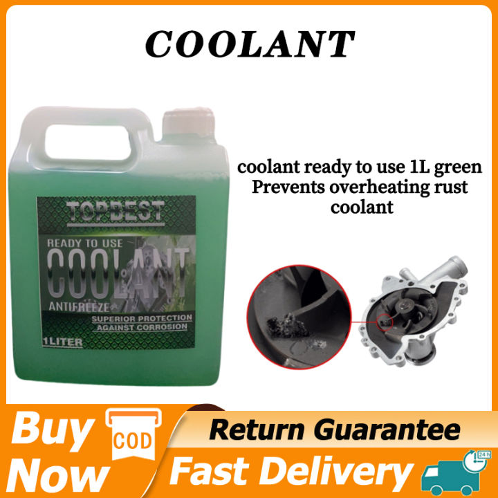 HIGH PERFORMANCE ANTIFREEZE COOLANT (GREEN) 1 LITER (READY TO USE LONG ...