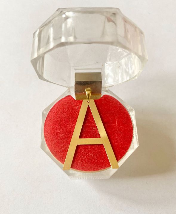 Pawnable 18K Gold Letters Pendant | Lazada PH