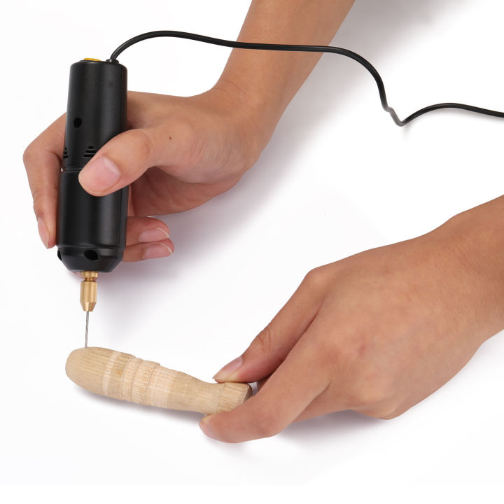 Mini Hand Drill 5V USB Power for Perforating Plastic and Wood Portable ...